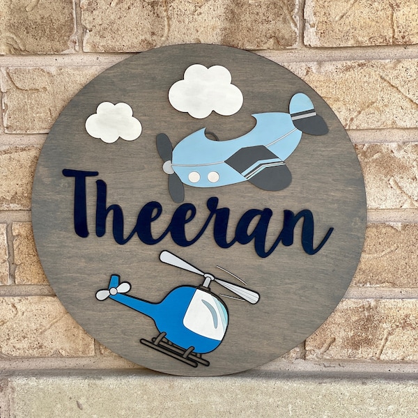 Aviation Name Art - Etsy