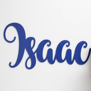 Custom Wood Name Sign, Baby Nursery Name Decor, Large Wooden Letters ...