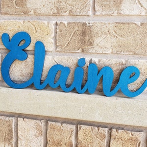 Custom Laser Cut Baby Girl Nursery Name Sign, Personalized Name Cut Out ...