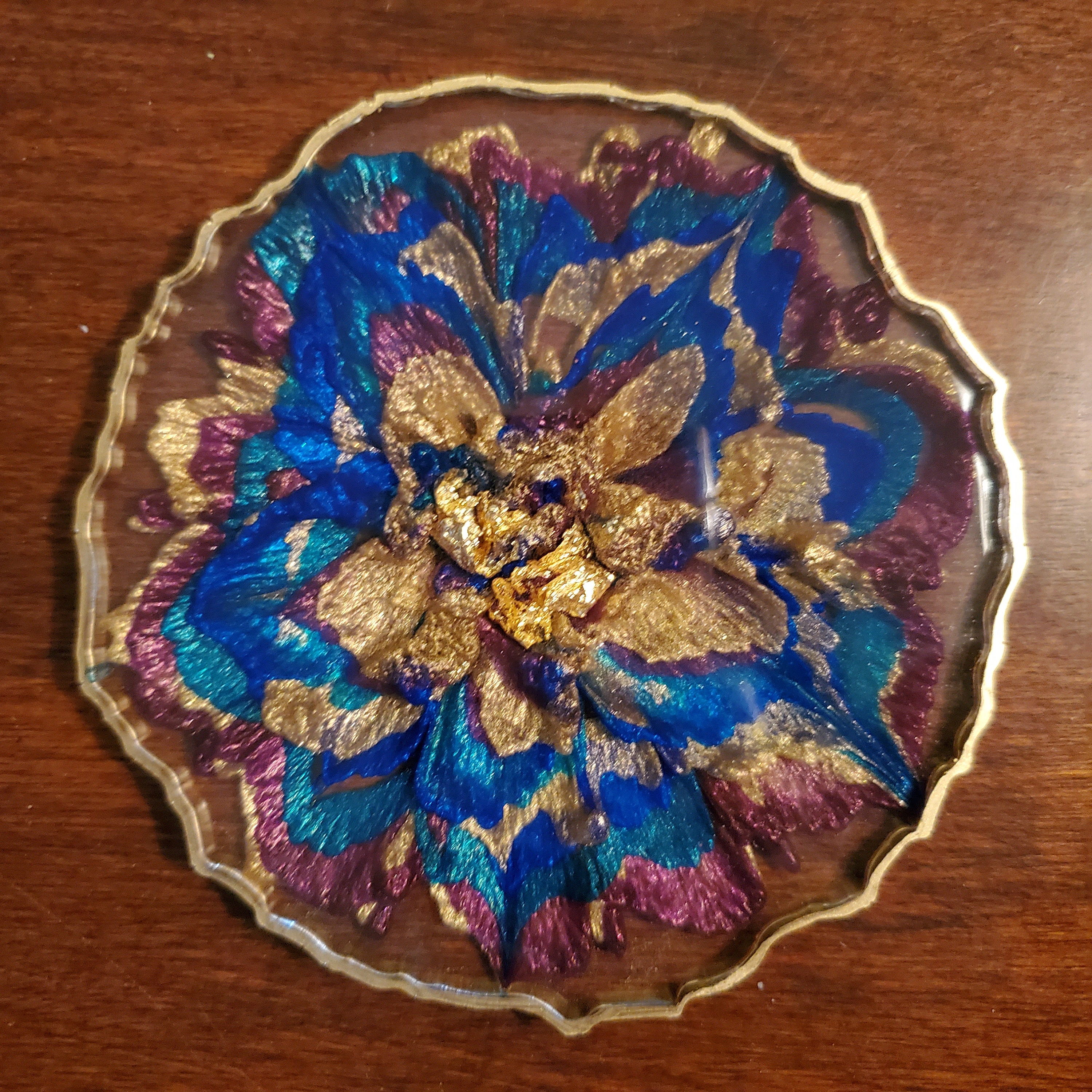 Resin Flower Coaster Tutorial Class 3 Techniques in 1 - Etsy