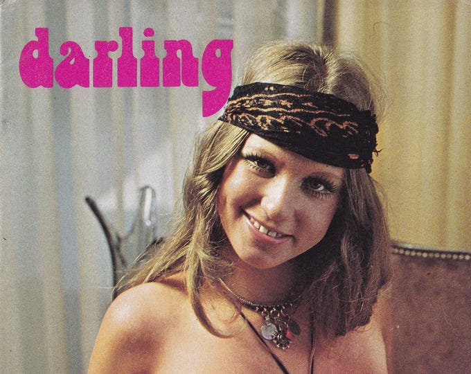 Mature Darling Magazine Roberta Pedon Cover Rare Vintage French Nudes Etsy