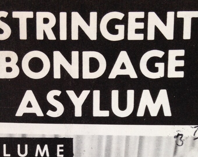 Mature Stringent Bondage Asylum 1960s Nutrix Vintage Pinup Bondage ...