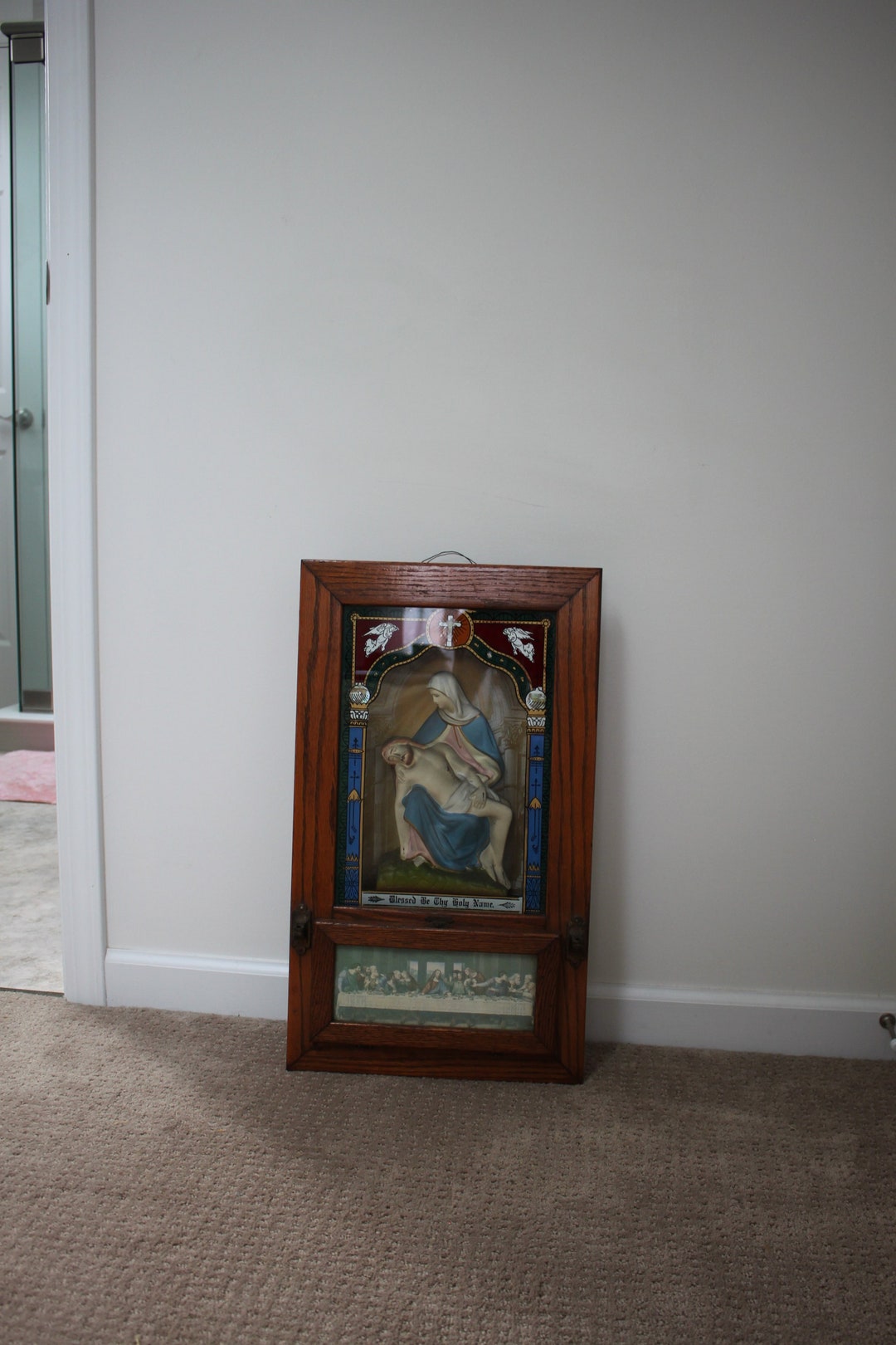 Viaticum Pieta Catholic Last Rites Shadow Box Alter Box - Etsy