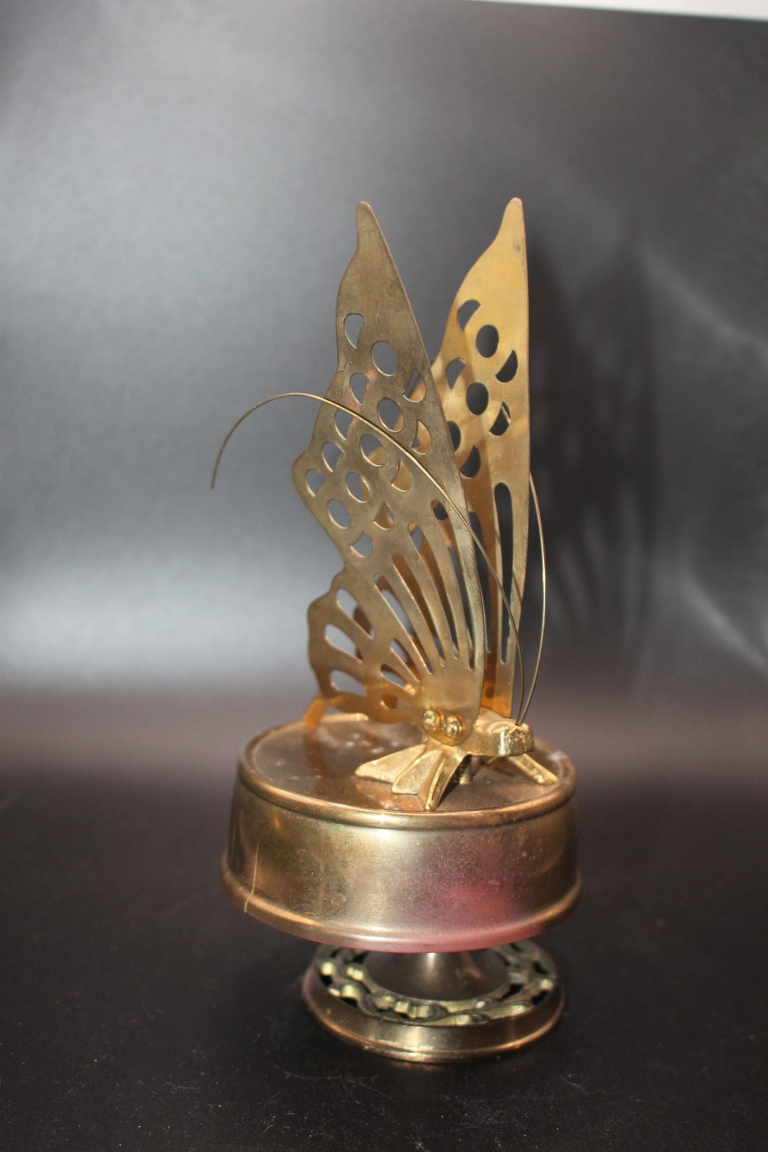 Brass Butterfly Music Box - Etsy