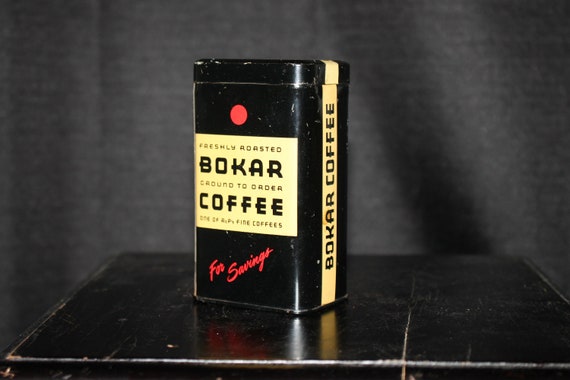 Bokar Coffee Tin Bank Still Bank | Etsy
