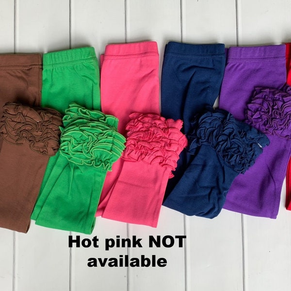 Ruffle Leggings - Etsy