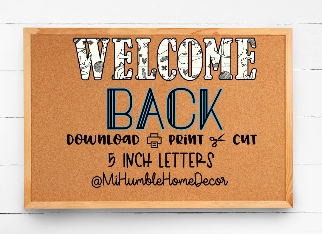 Welcome Back Bulletin Board- Back to School, School Office, School ...