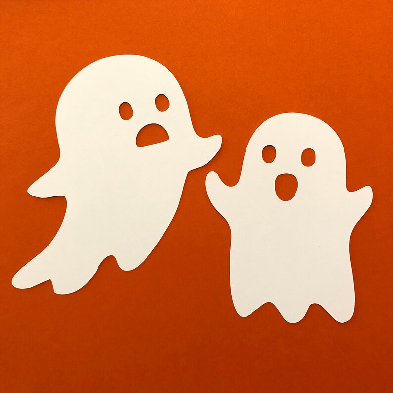 Ghost Cutouts, Paper Shapes, Bulletin Boards, Halloween, Paper ...