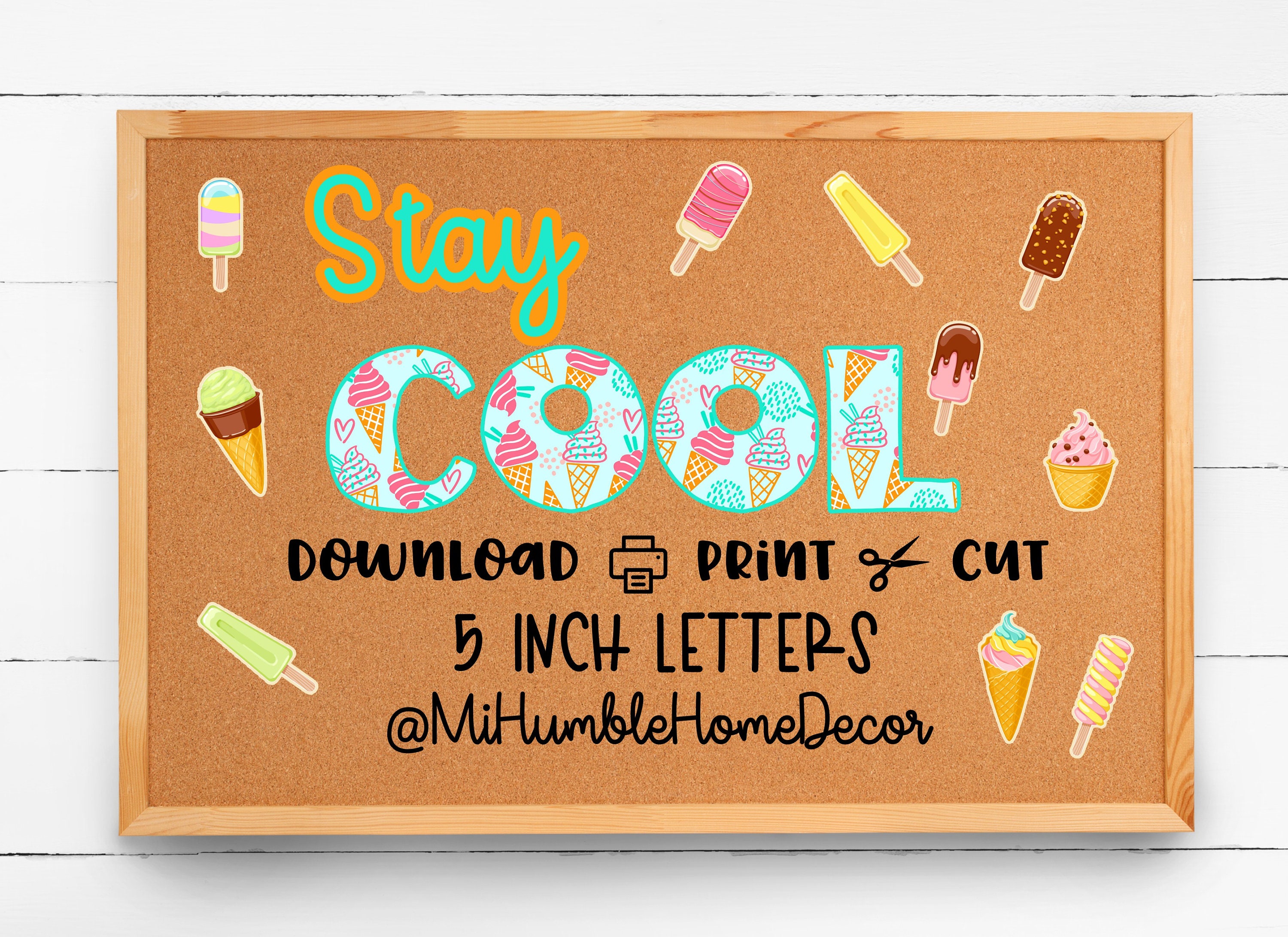 Stay Cool Bulletin Board-digital Download, End of School Year, Summer ...