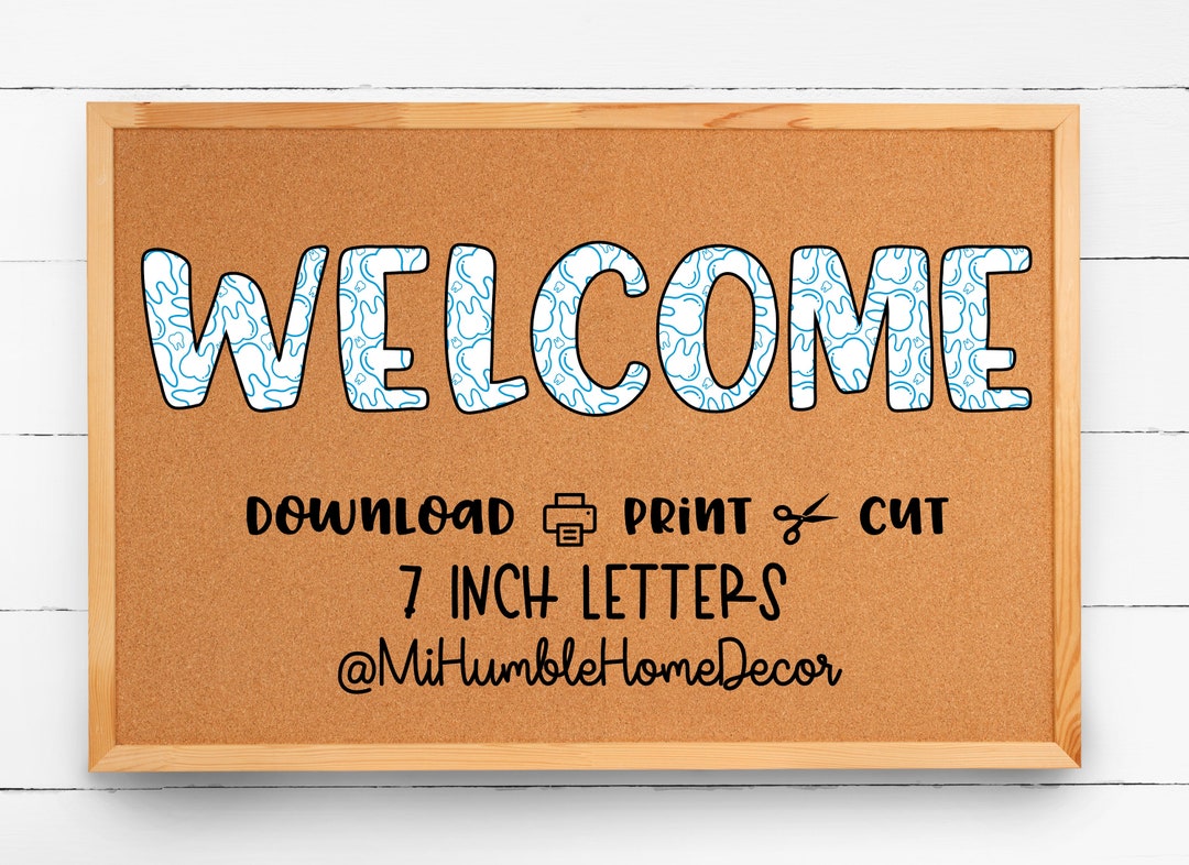 Welcome Dentist Office Decor. Welcome Decor. Easy Bulletin Board ...