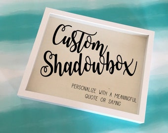 Custom Shadow Box | Etsy