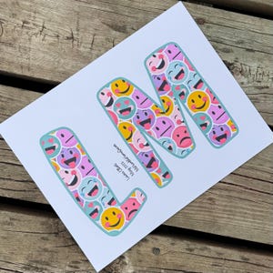 Printable Emoji Alphabet Letters – Fun Smiley Face Classroom Décor ...