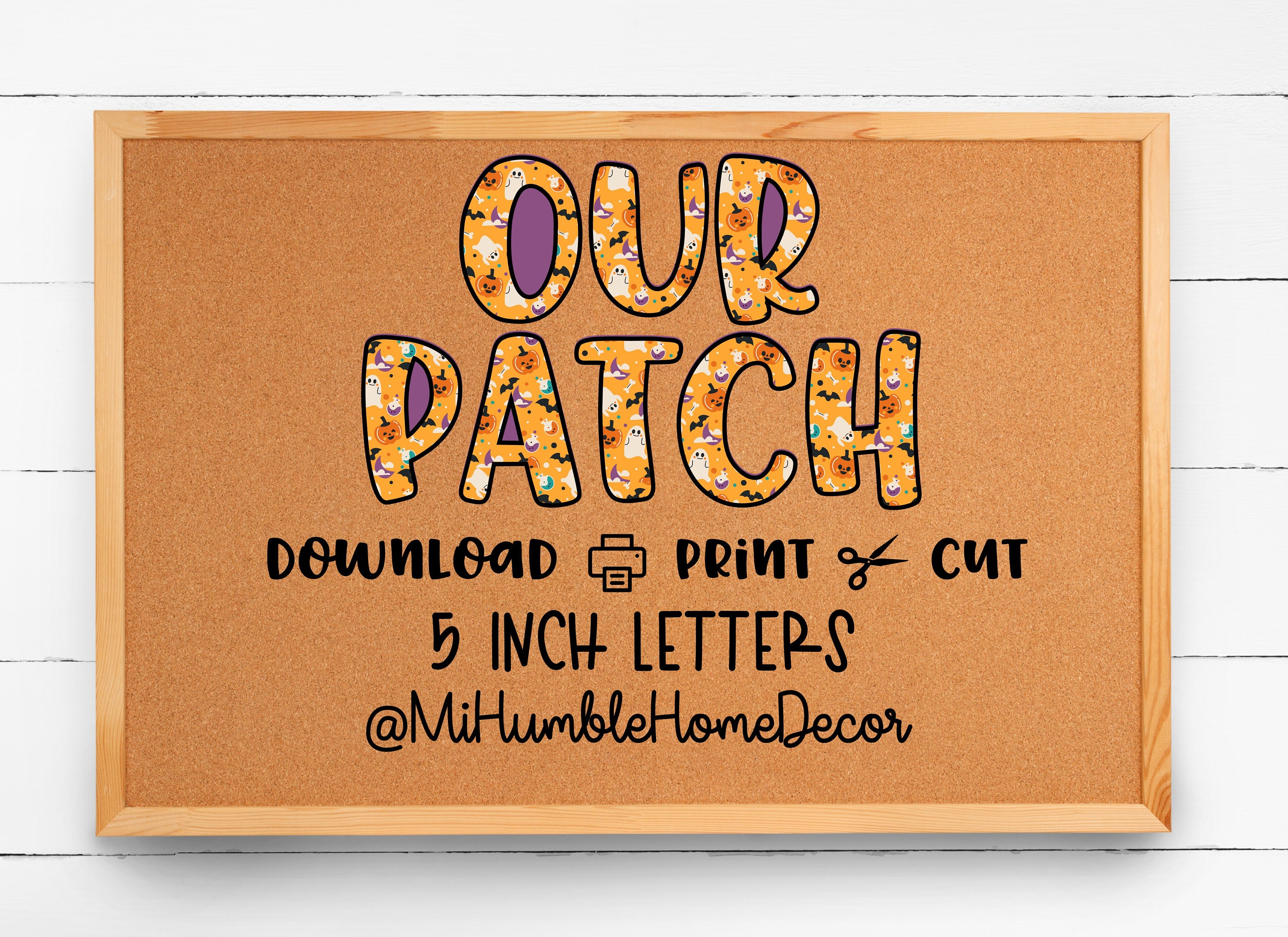 Our Patch Digital Download, Halloween, Fall Interactive Bulletin Board ...