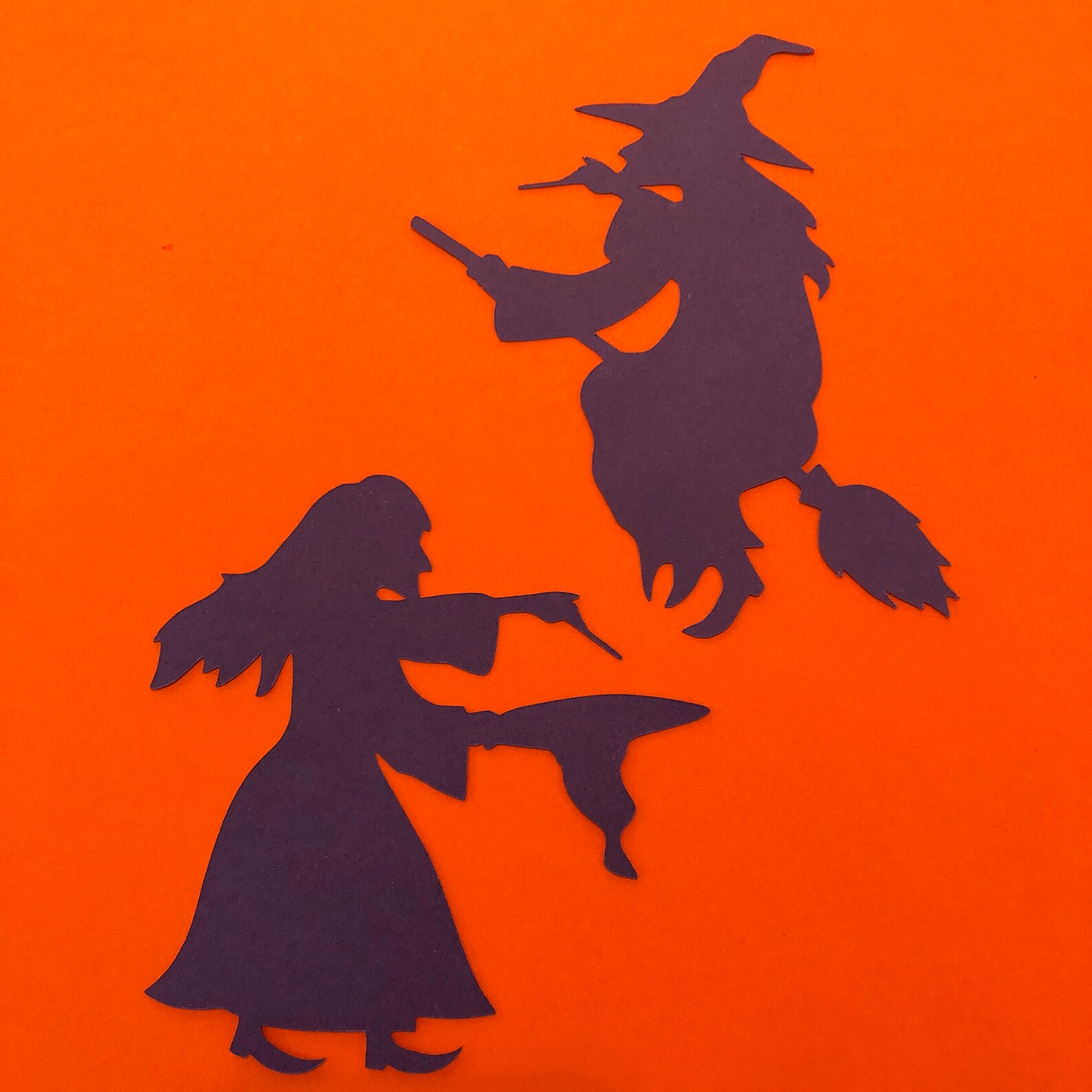 Witch Cutouts Paper Shapes Bulletin Boards Halloween Paper | Etsy