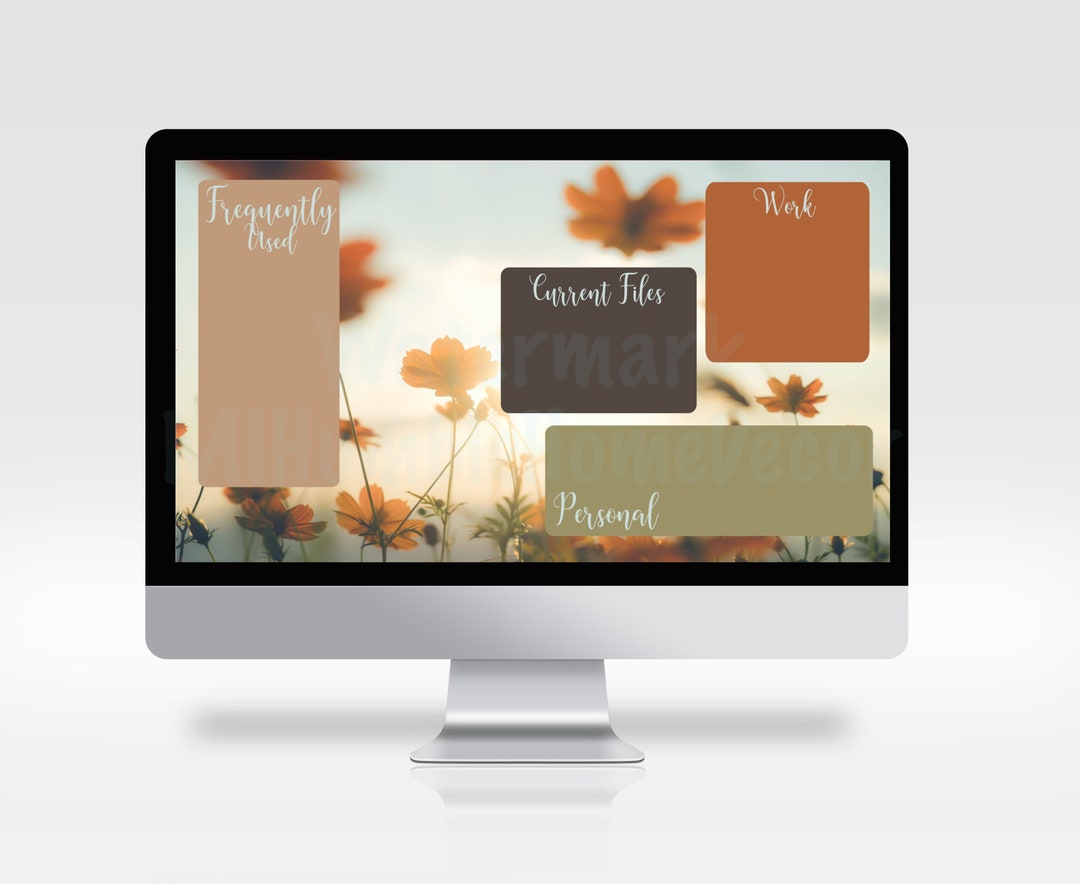 Desktop Organizer- Computer Screen Organizer, Folder Organization ...