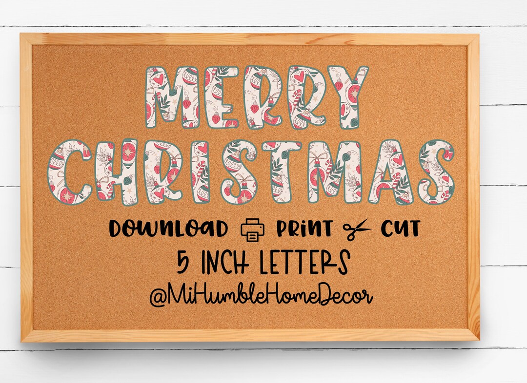 Merry Christmas Bulletin Board- Vintage Bulbs, Easy Christmas Decor ...