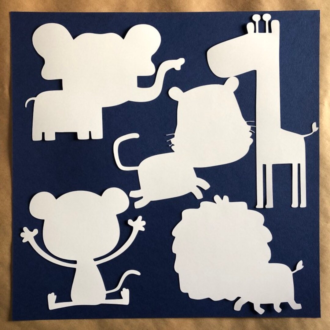 40 Jungle Animals, Paper Shapes, Bulletin Boards, Bulletin Board ...