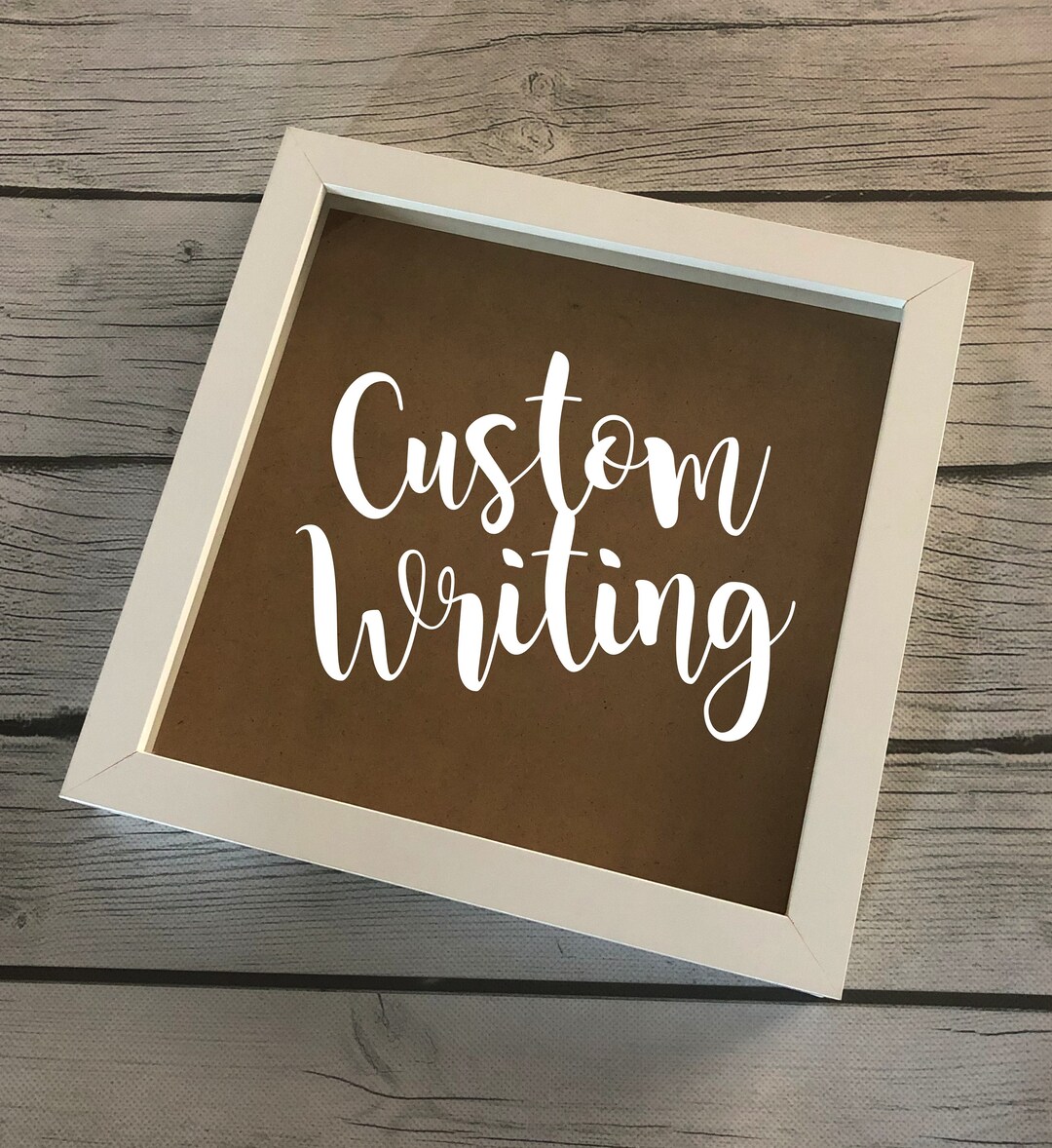 Custom Shadowbox 8x8, Personalized Shadow Box, Custom Frame, Custom ...