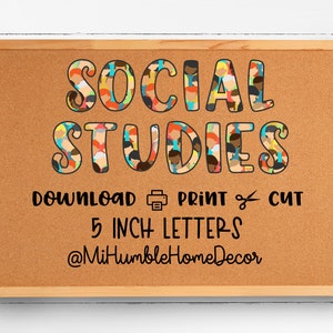 Social Studies Bulletin Board-digital File- Back to School, Classroom ...