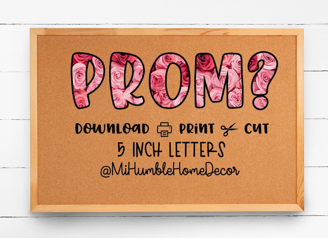 Promposal Prom, Poster Letters, Prom Date, Senior Prom, Download and ...