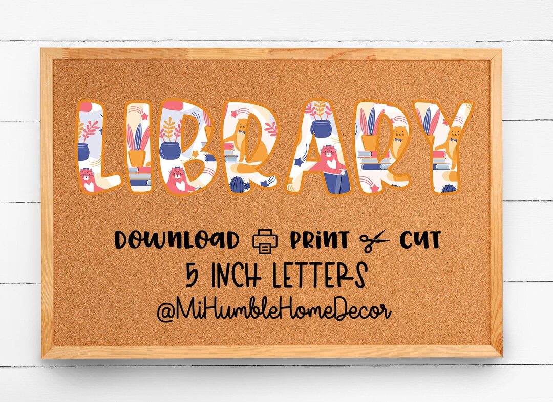 Library Bulletin Board- Back to School, Classroom Decor, Librarian ...