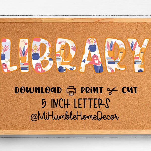 Library Decorations - Etsy