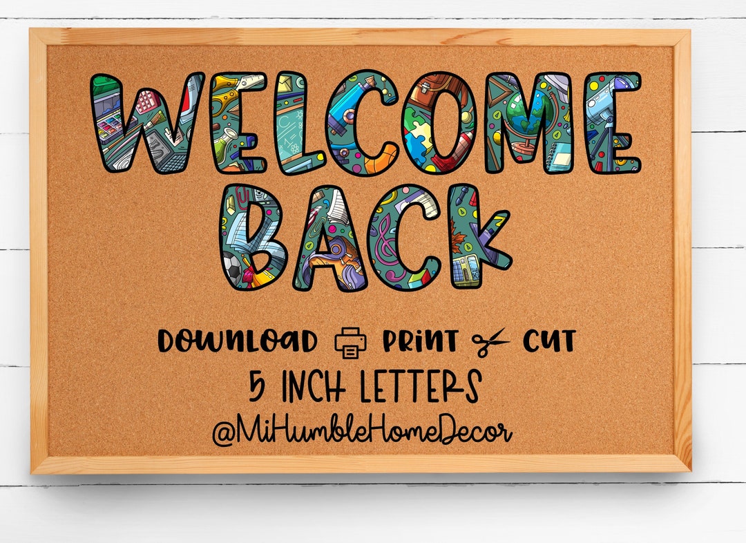 Welcome Back Bulletin Board- Back to School, School Office, School ...