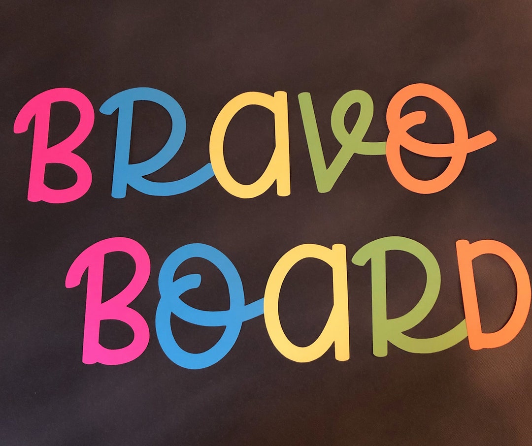 Bravo Board- Back to School Bulletin Board, Custom Board, Custom ...