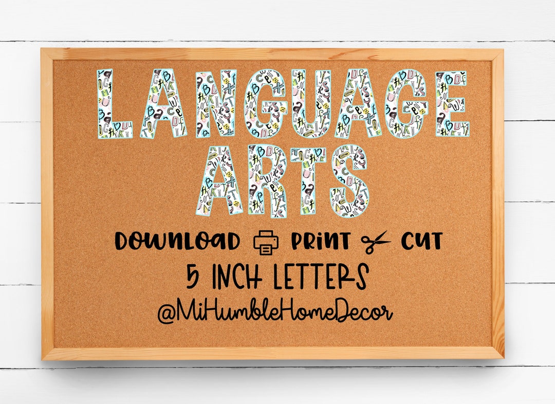Language Arts Bulletin Board- Back to School, Classroom Decor ...