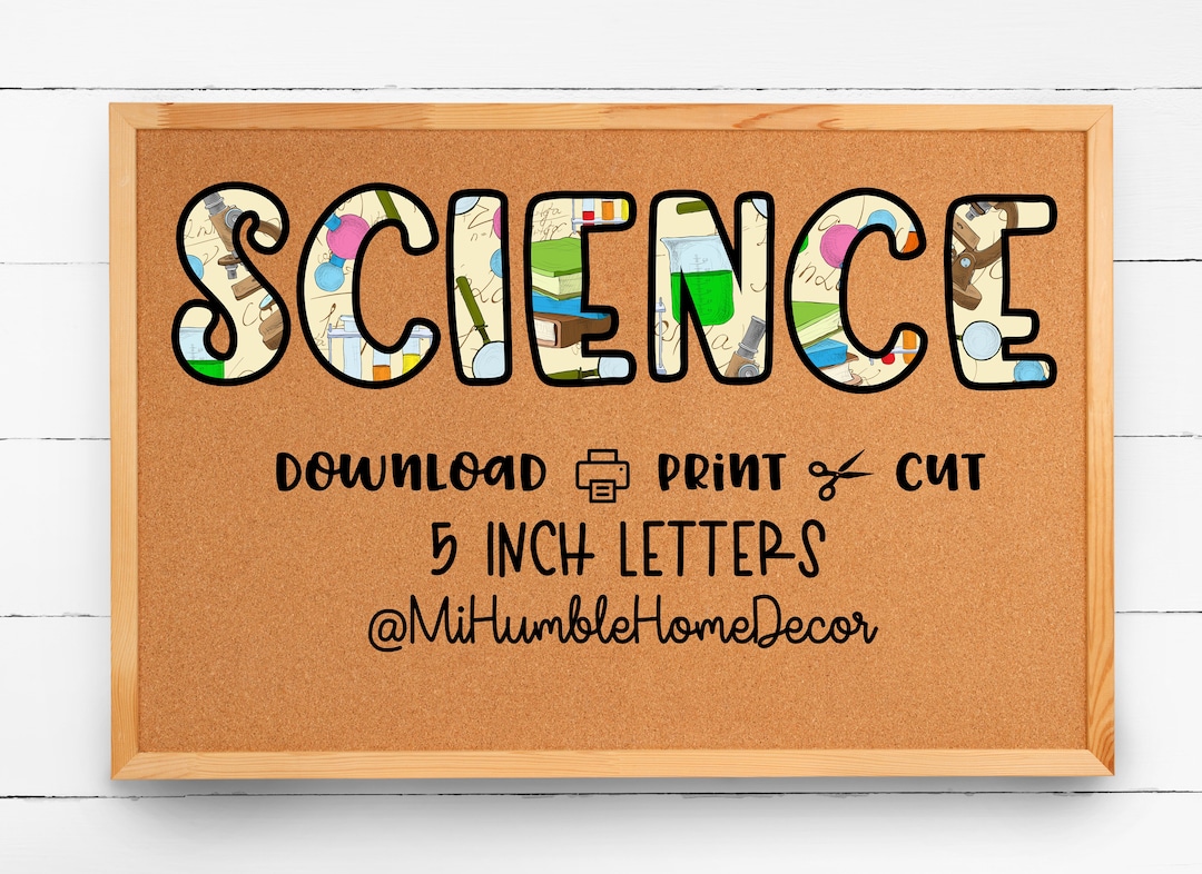 Science Bulletin Board-digital File- Back to School, Classroom Decor ...