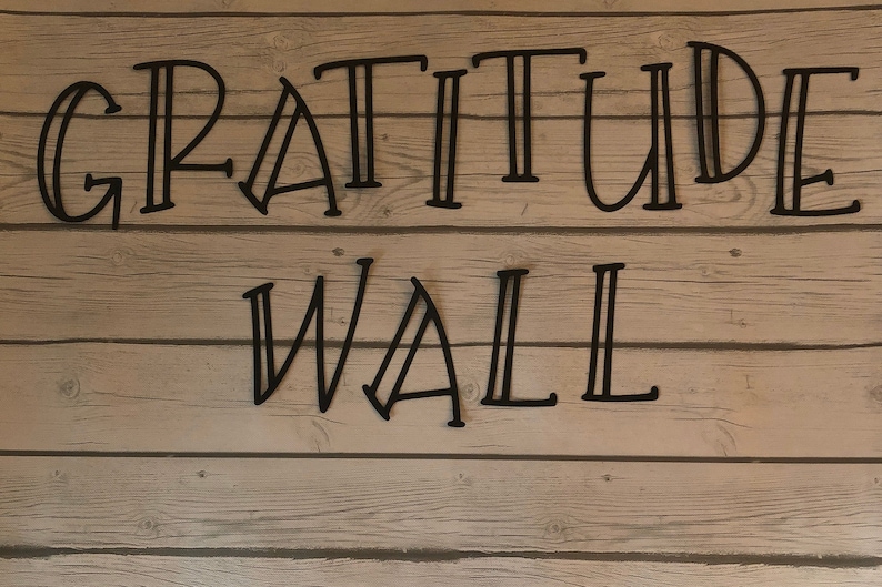 Gratitude Wall Bulletin Board Thanksgiving Custom Board - Etsy