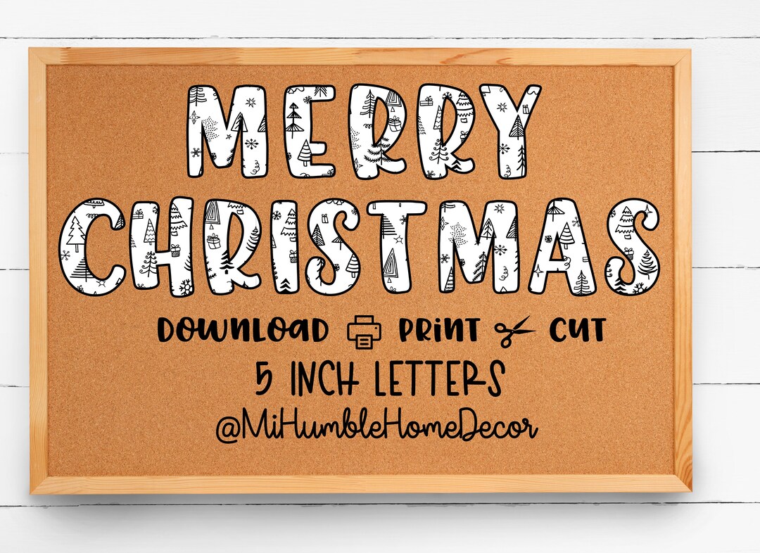 Merry Christmas Bulletin Board- Holiday, Decorations, Easy Christmas ...