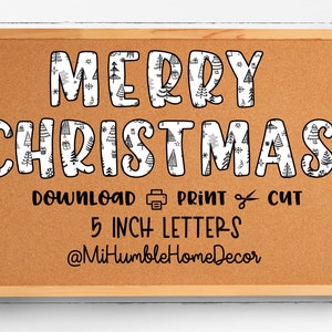 Merry Christmas Bulletin Board- Holiday, Decorations, Easy Christmas ...