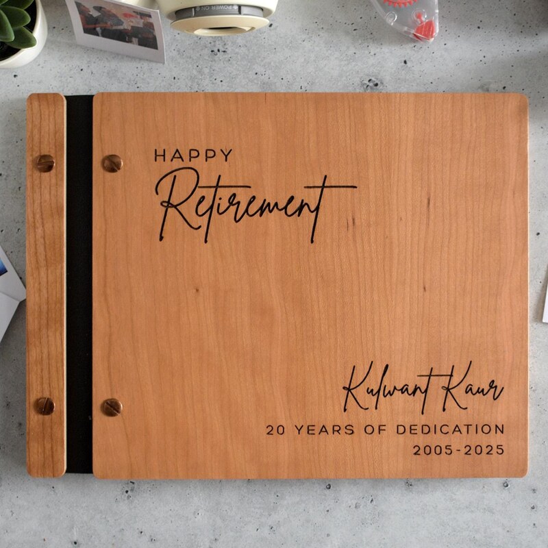 Retirement Scrapbook - Etsy