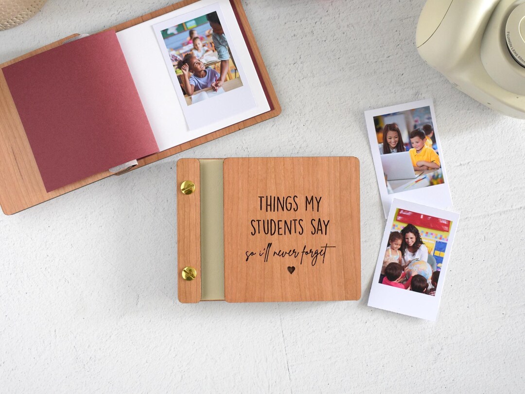 Personalized Mini Keepsake Book - Things My Students Say, Teacher ...
