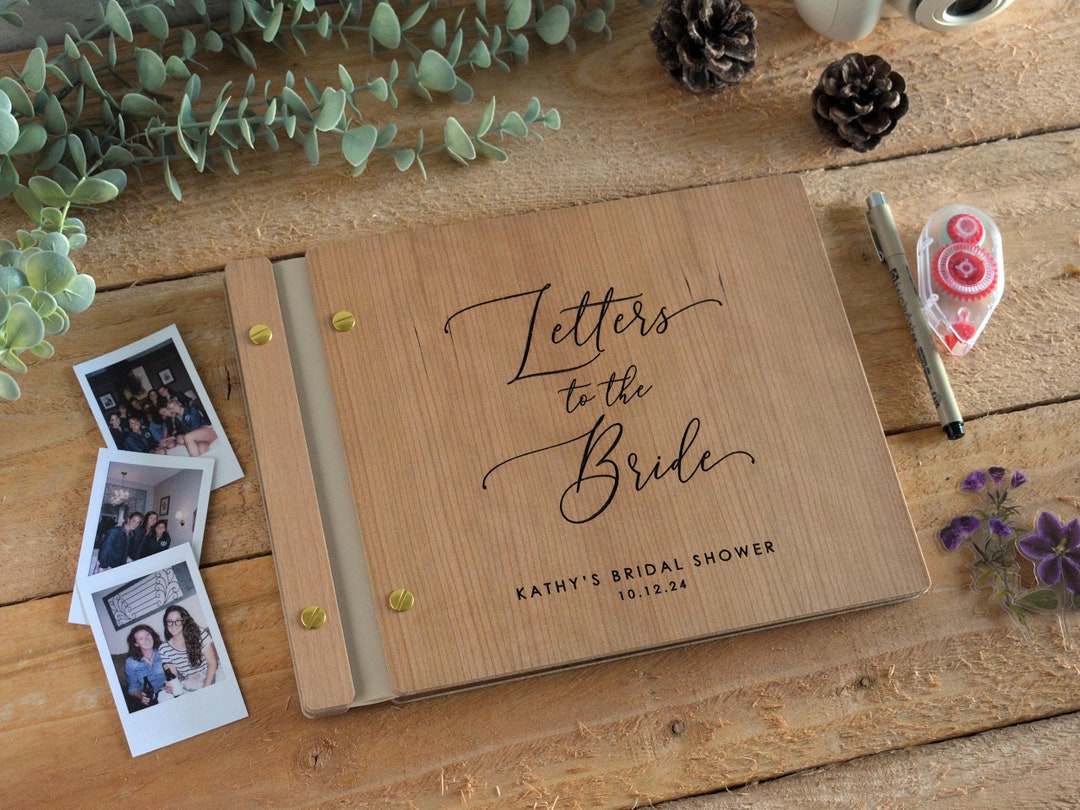 Letters to the Bride, Book Bridal Shower Gift From Bridal Party to ...