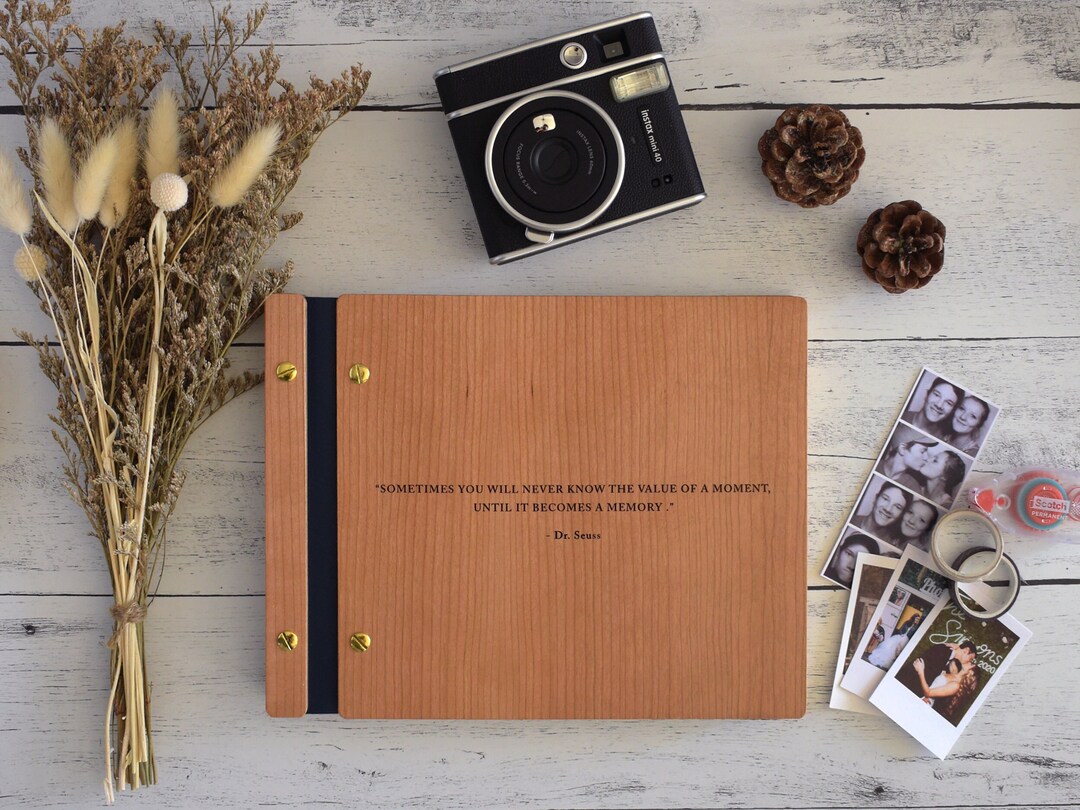 Photo Booth Album, Wooden Guest Book, Photobooth Guestbook ...