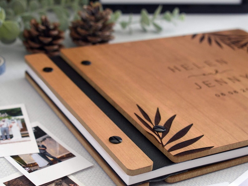Tropical Palm Wedding Guest Book Beach Wedding Guestbook | Hawaii ...