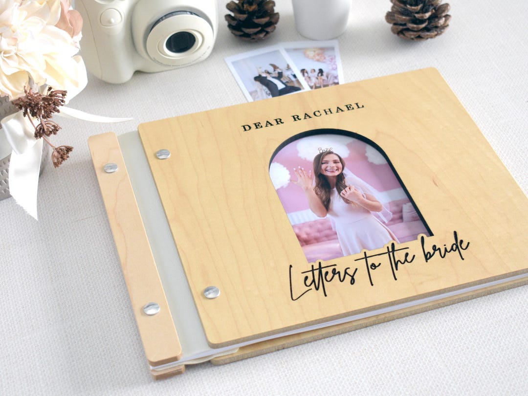 Personalized Letters to the Bride Book, Bridal Shower Gift, Wedding ...
