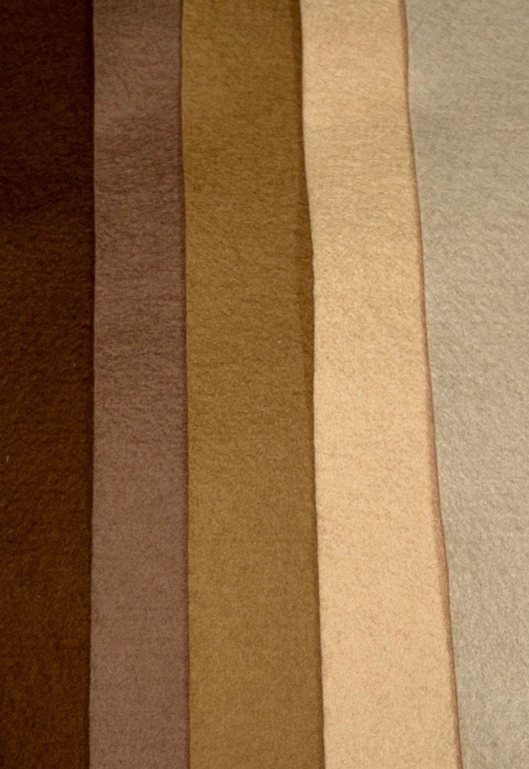 Shades of Brown- Holland Wool Felt Sheets - - Etsy