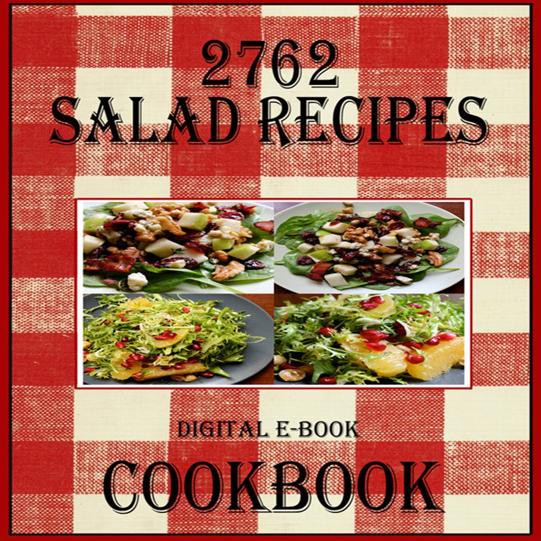 2762 Salad Recipes PDF E-book Cookbook Instant Digital Download - Etsy