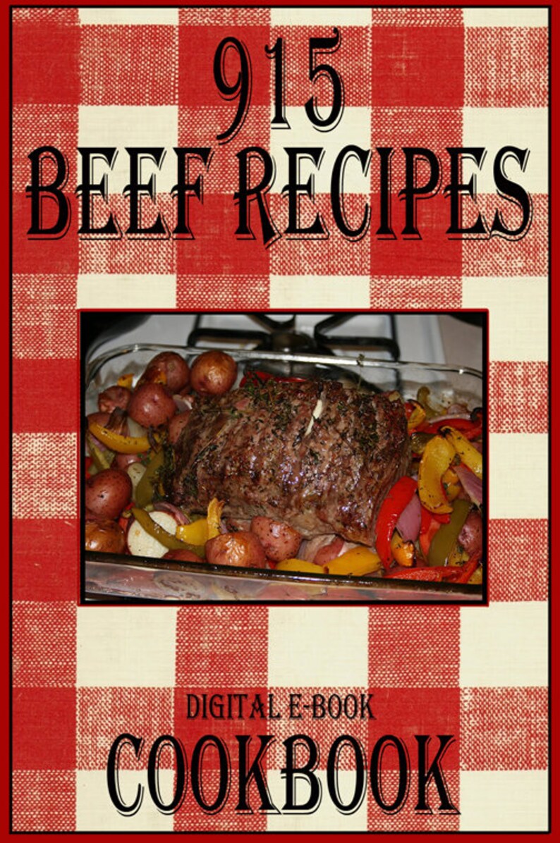 915 Beef Recipes E-book Cookbook Instant Digital Download - Etsy
