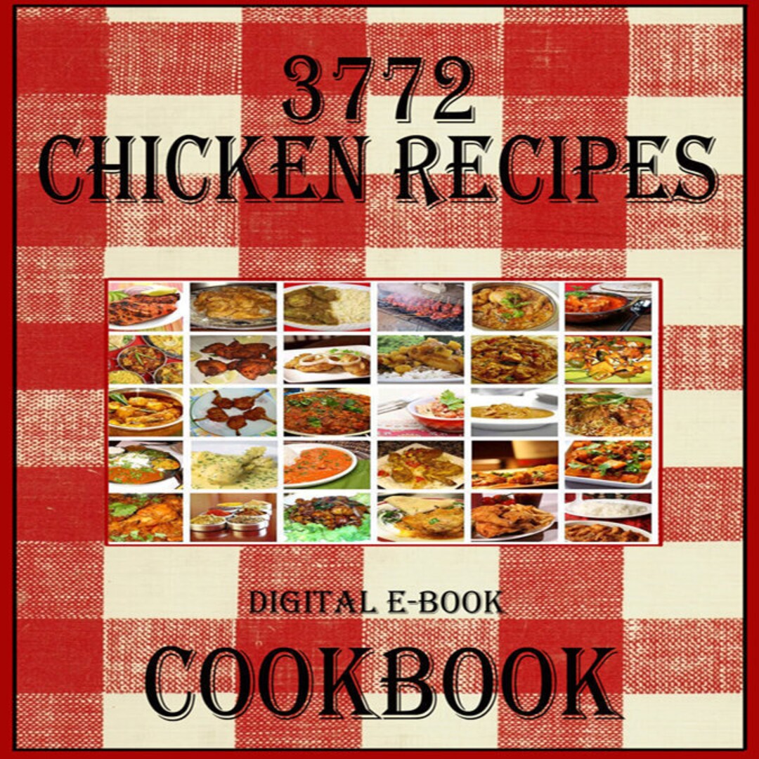 3772 Chicken Recipes PDF E-book Cookbook Instant Digital Download - Etsy