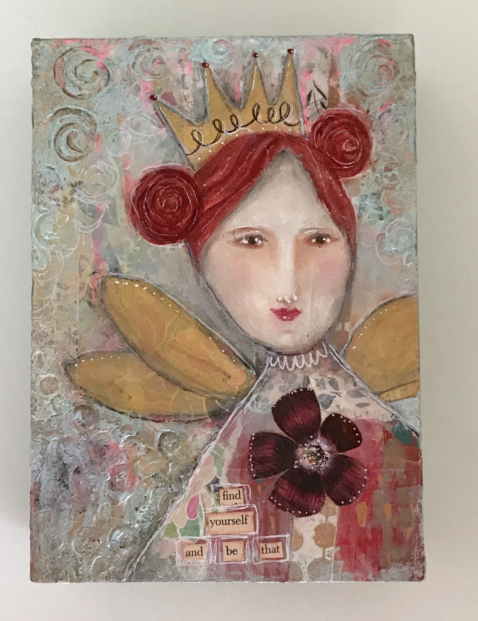 Mixed Media Wall Art,inspirational Art, Original,mixed Media Collage ...