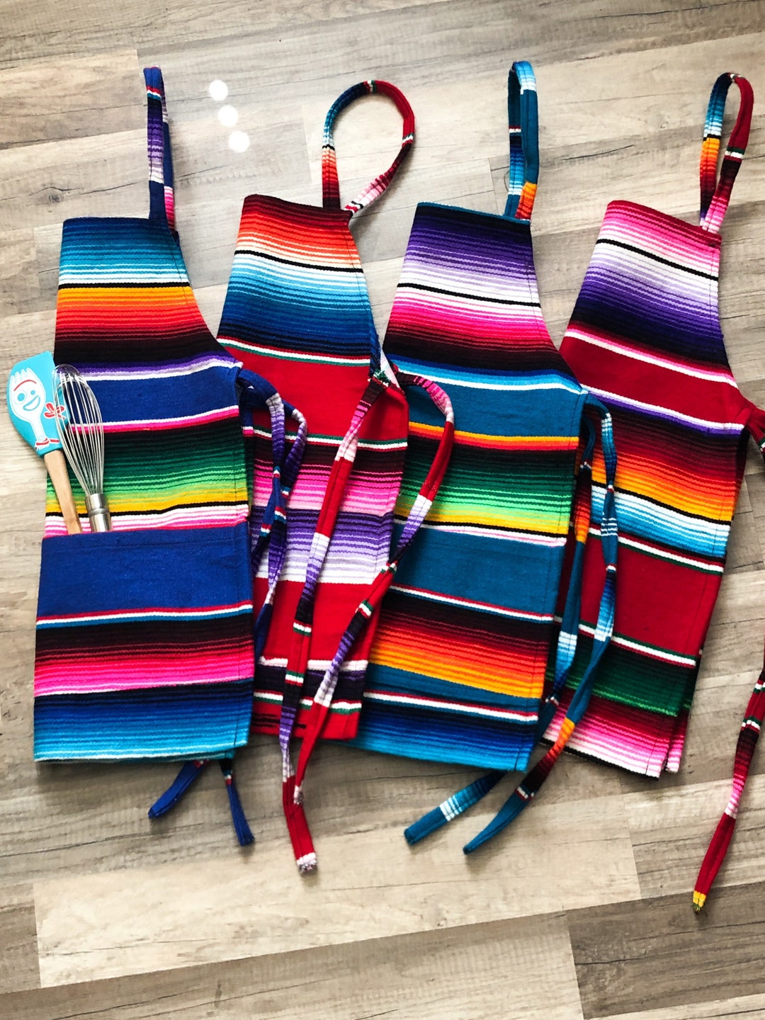 Kids Serape Aprons, Kids Aprons, Serape Aprons, Mexican Folklore - Etsy