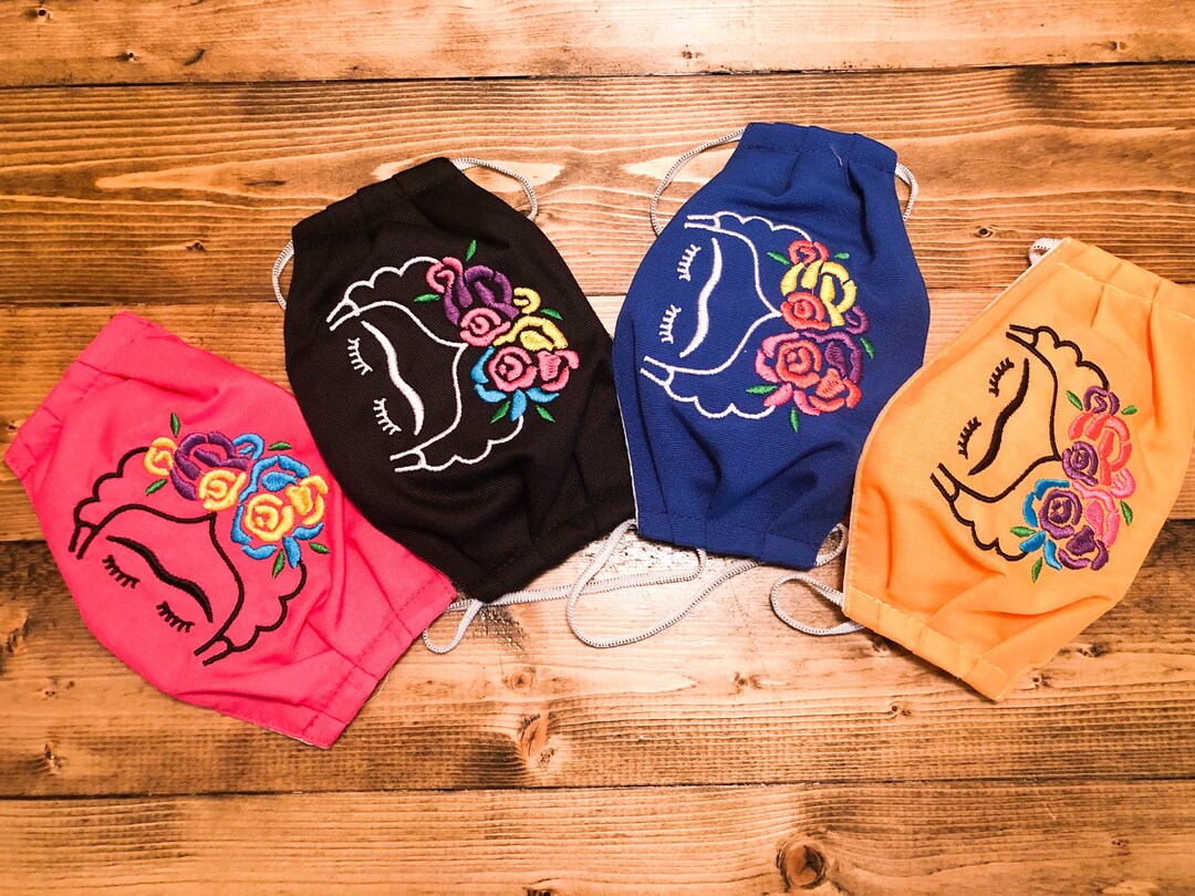 Frida Face Mask, FRIDA, Mexican Folklore Masks, Frida Kahlo, Frida Mask ...