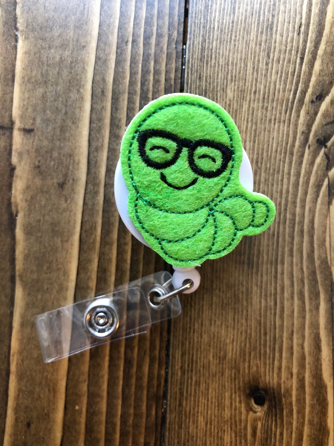 Book Worm Badge Holder TEACHER GIFT bookworm badge holder | Etsy