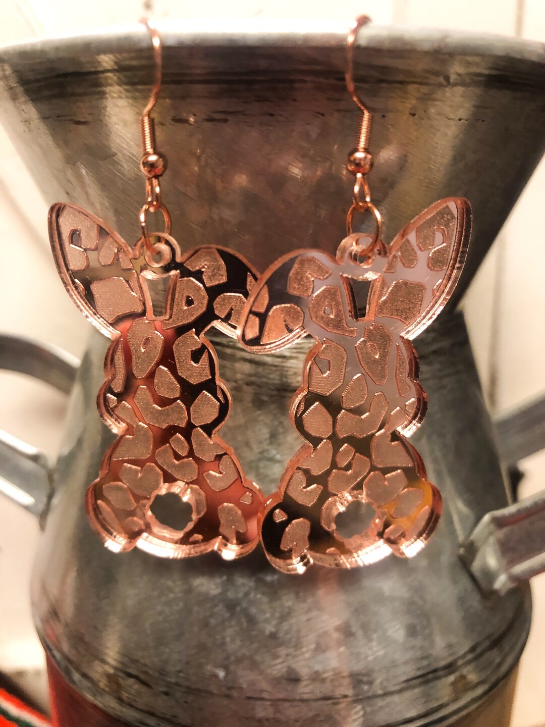 Bunny Earrings, Easter Earrings, Acrylic Easter Earrings, Bunny Jewelry ...
