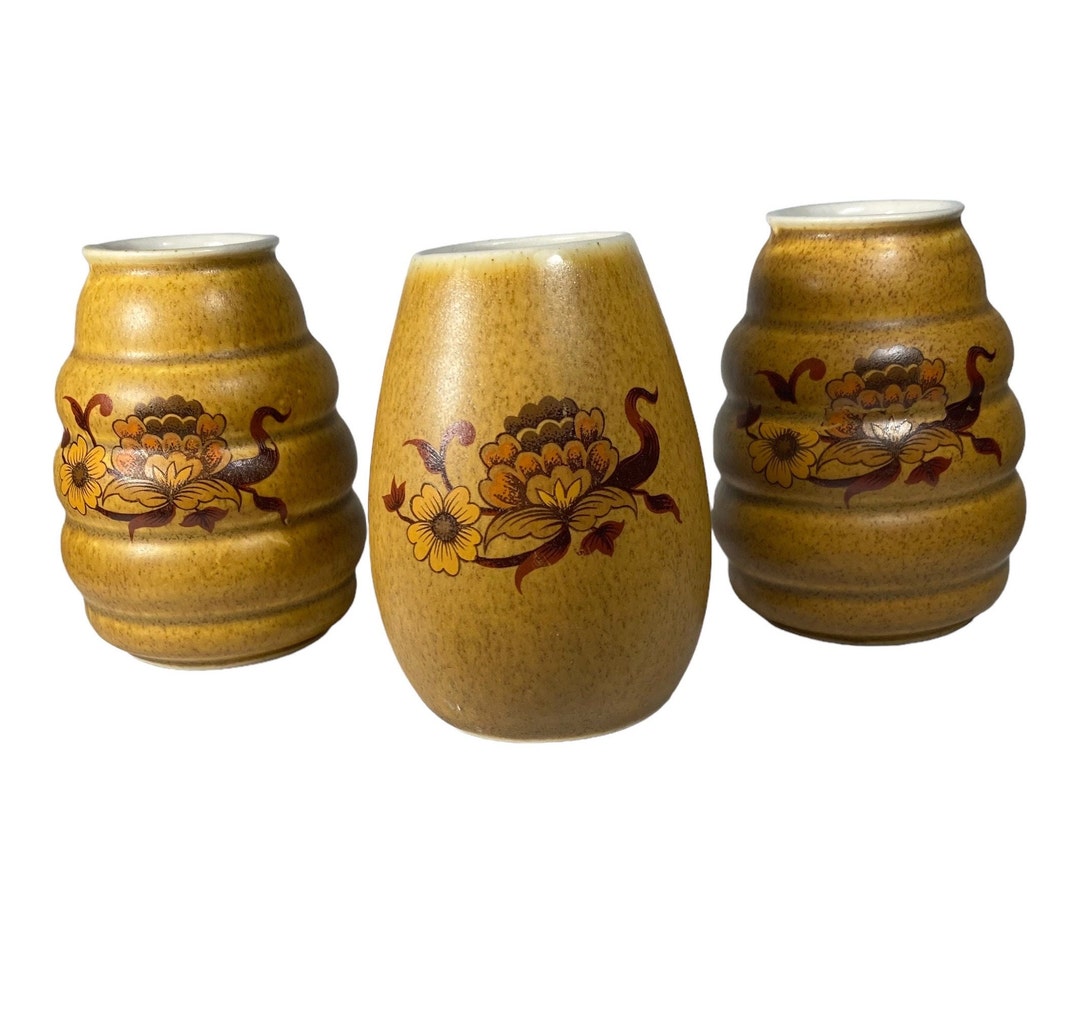New Devon Pottery 3 Inch Bud Vase, Set of 3 - Etsy