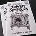 Zombie Simpsons Art Book/ Horror Zine by Alex Yates | Etsy